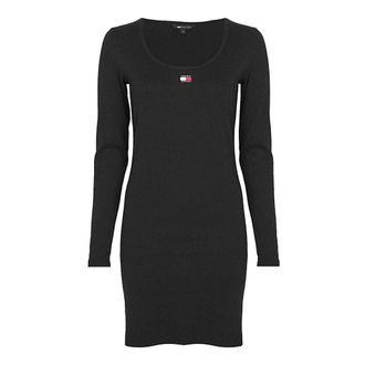 Tommy Jeans Abito - - Dresses - Damen - Schwarzk - L