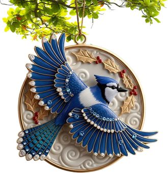 Generico Acrylv&ouml;gel - runde und bunte Acryldekorationen in 2D | flache Vogelfiguren | f&uuml;r Fenster | Erntedankfest Geburtstag