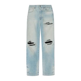 Amiri Gerades Jeans mit Rissen - - Jeans - Herren - Blau - W31