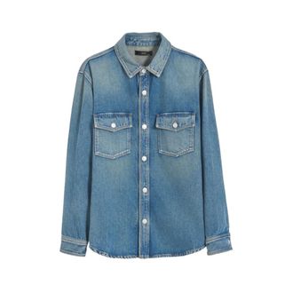 Mauro Grifoni G6Ab0056 Veste en jean - Homme - Vestes - Bleu - Taille: M