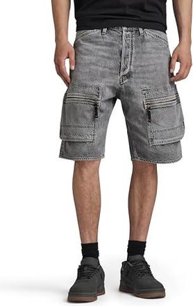 G-Star G-Star Homme Short Denim Cargo Loose, Gris (faded grey neblina D24442-D537-G324), 31