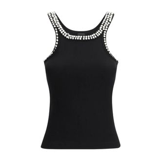 Pinko Pinko, Femme, Tops, Noir, Taille: 38 FR Sleeveless Top