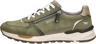 Mustang Homme, Chaussures, Vert, Taille: 46 EU Baskets Laag