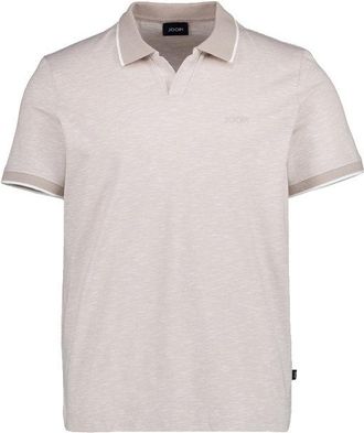 Joop Herren Polo-Shirt beige Baumwoll-Jersey