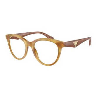Emporio Armani Femme, Accessoires, Brun, Taille: 52 MM Monture Optique