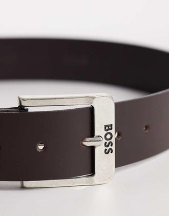 Boss Orange by Hugo Boss BOSS - Joris - G&uuml;rtel in Dunkelbraun-Brown