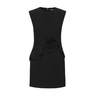 Rotate Crepe Mini Kleid - - Dresses - Damen - Schwarzk - M