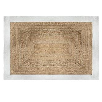 Atmosphera Atmosphera - Tapis en Jute Bord Blanc 120x170 cm
