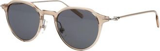 Montblanc Mb0355S Sonnenbrille - - Accessories - Herren - Grau - 49 MM