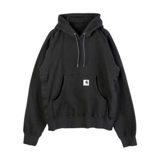 sacai Cotton Jersey Hoodie - - Sweatshirts & Hoodies - Damen - Schwarzk - L