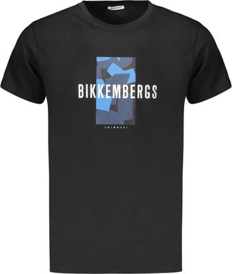 Dirk Bikkembergs Homme, Tops, Noir, Taille: XL Allower Logo Short-Sleeve T-Shirt