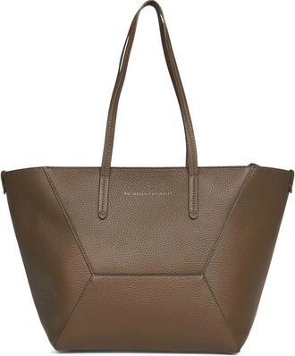 Brunello Cucinelli Femme, Sacs, Brun, Taille: ONE Size BC Duo Shoulder Bag