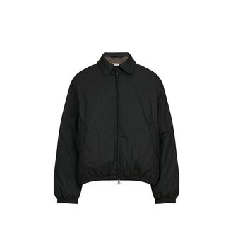 Our Legacy Blouson boule en coton m&eacute;lang&eacute;