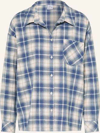 Emily van den Bergh Emily Van Den Bergh Hemdbluse Aus Flanell blau