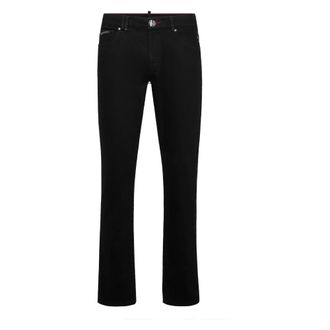 Philipp Plein Homme, Jeans, Noir, Taille: W32 Jeans Super Coupe Droite