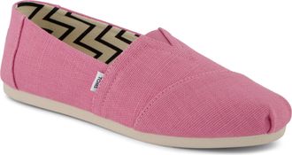 Toms Damen Alpargata Flacher Slipper, Rose Pink Heritage Canvas, 37.5 EU