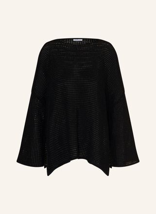 Mrs & Hugs Mrs & Hugs Oversized-Pullover Mit Cashmere schwarz