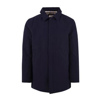 Aquascutum Blaue Trenchcoat Modell A004 - - Jackets - Herren - Blau - XL