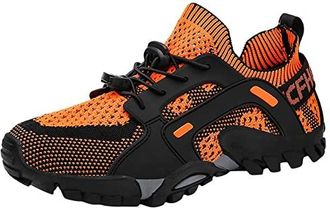 Generic Baskets tendance d&eacute;t&eacute; en maille respirante et confortable &agrave; s&eacute;chage rapide pour femme, Orange, 6.5 UK 3X-Narrow