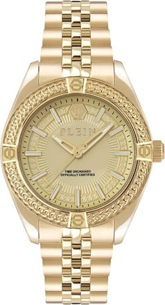 Philipp Plein Uhren - Quarz-Analoguhr Plein Icon Chain - Gr. unisize - in Gold - f&uuml;r Damen