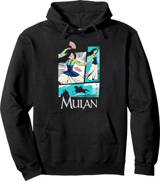 Disney Mulan Action Panels Pullover Hoodie