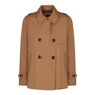 Herno Trenchcoat mit Kapuze - - Coats - Damen - Braun - S