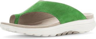 Gabor Damen Zehentrenner, Frauen Sandalen,flip Flops,bequem,leicht,Sommer,Strand,Sommerschuhe,Freizeitschuhe,Verde (Micro),42.5 EU / 8.5 UK