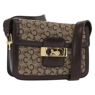 Celine Sac bandouli&egrave;re vintage en toile Pre-owned - Femme - Pre-owned - Beige - Taille: ONE Size
