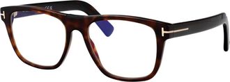 Tom Ford Homme, Accessoires, Brun, Taille: 54 MM Ft5902-B Optical Frame