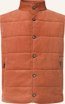 Windsor Windsor. Steppweste Erice Aus Cord orange