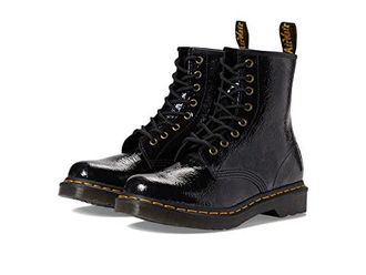 Dr. Martens 27774001 1460 Amphibians Female Black Distressed Patent 37