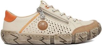 Rieker Halbschuhe L0355-61 Beige