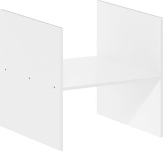 Furinno Cubicle H-f&ouml;rmiger Regalw&uuml;rfel-Organizer-Einsatz, Wei&szlig;