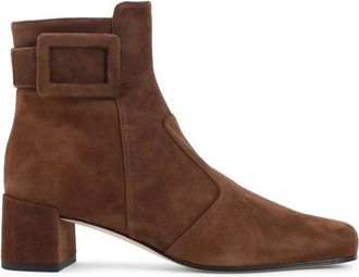 Roger Vivier Stiefel - Tres Vivier Polly 45 Boots - Gr. 37 (EU) - in Braun - für Damen