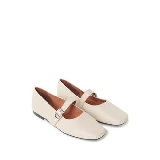 Vagabond Lederballerinas in Beige