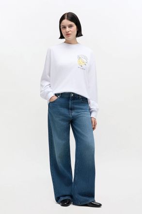 Ganni blau Blaue Izey-Jeans Bio-Baumwolle - Gr&ouml;&szlig;e 24W/33L