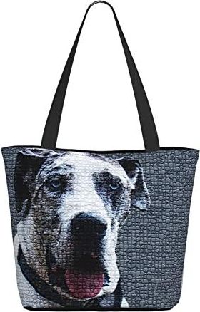 AOOEDM Joli sac &agrave; provisions pour dames Great Dane 13x11x7in.Le cadeau parfait pour la Saint-Valentin.Cest de la Saint-Valentin pour maman, fille, &eacute;pouse, et