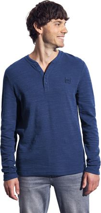 Street One Men Herren Softes Slub Henleyshirt