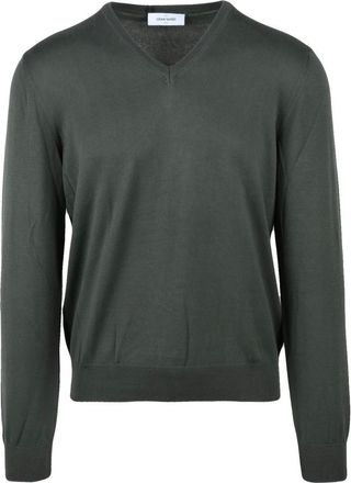 Gran Sasso Homme, Pulls, Vert, Taille: 2XL Maglioncino Girocollo