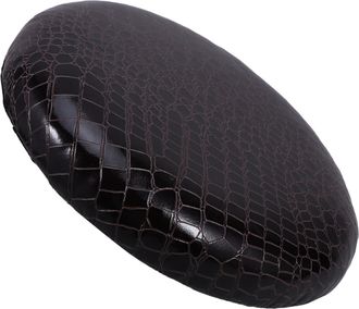 Soimiss Rundes Barhocker Sitzbrett 29cm mit Pu Lederbezug Ersatzsitzkissen f&uuml;r Holzst&uuml;hle und Hocker Braun Pflegeleicht und Vielseitig f&uuml;r K&uuml;che und Esszimmer