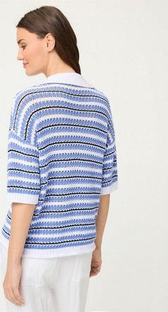 Olsen Strickpullover Pullover mit Streifen-Dessin