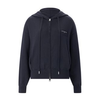 Givenchy Kapuzenstrickjacke - - Knitwear - Damen - Blau - M