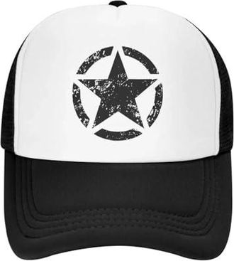 Generic Casquette de Baseball Unisexe Classique personnalis&eacute;e Style Militaire Tactique avec &eacute;toile larm&eacute;e Ajustable pour Adultes Hommes et Femmes id&eacute;ale Les a