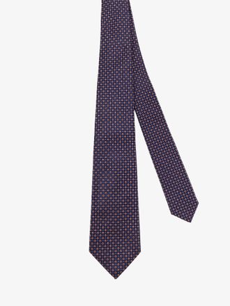 Kiton Mens Silk Tie Blue Ties & Bow