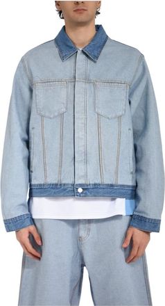 Arte Homme, Vestes, Bleu, Taille: L Veste en jean Inside/Out