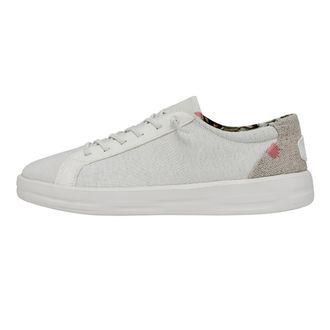 HeyDude Karina Sneaker Damen Schuhe - Sneaker mit Easy-on Lace System, Coconut White, 40
