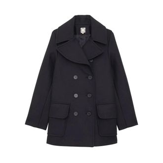 Ines De La Fressange Femme, Manteaux, Bleu, Taille: 38 FR Manteau S&eacute;raphine
