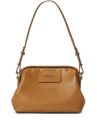 Shinola Rivet Frame Schultertasche - Braun