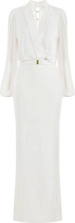 Elisabetta Franchi Damen, Kleider, Beige, XSGr&ouml;&szlig;e