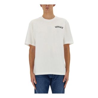 Versace Homme, Tops, Blanc, Taille: M T-Chemises